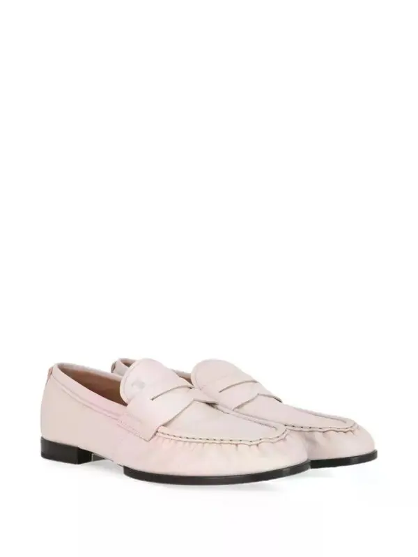 TOD'S Logo-embossed Penny Loafers