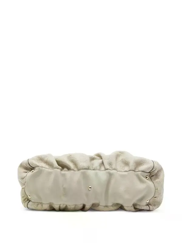 Gucci Abbey D Ring Shoulder Bag - White