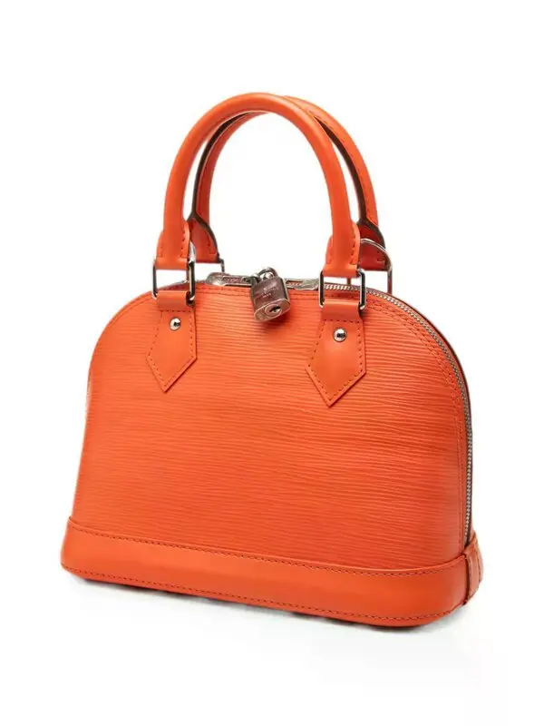 LOUIS VUITTON Epi Alma Bb Satchel - Orange