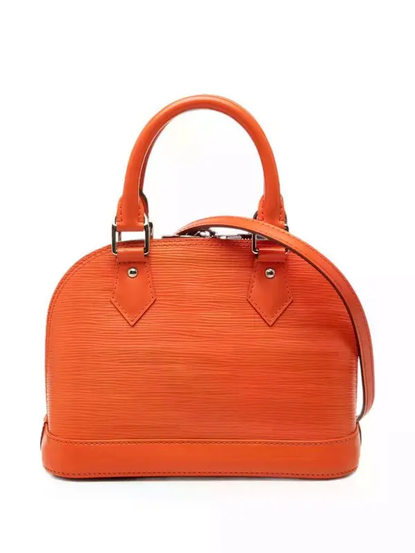 LOUIS VUITTON 2012 Epi Alma Bb Satchel - Orange