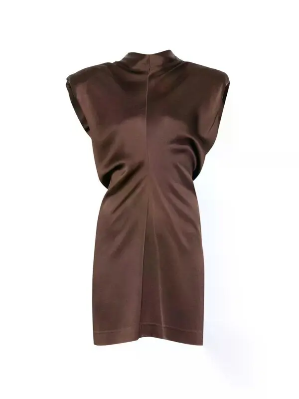 Federica Tosi Sleeveless High Neck Mini Dress