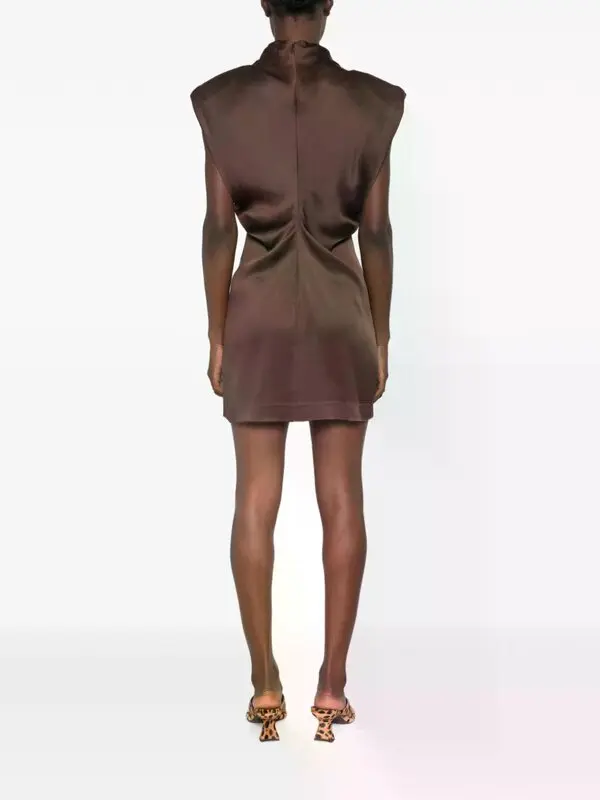 Federica Tosi Sleeveless High Neck Mini Dress