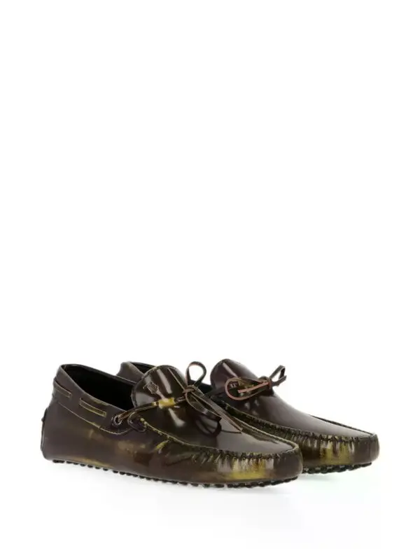 TOD'S Bow-detail Gommino Loafers