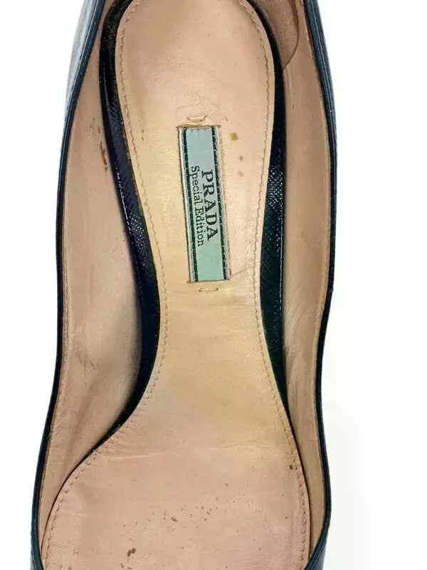 Prada Pointed-toe Patent Leather Stiletto Pumps