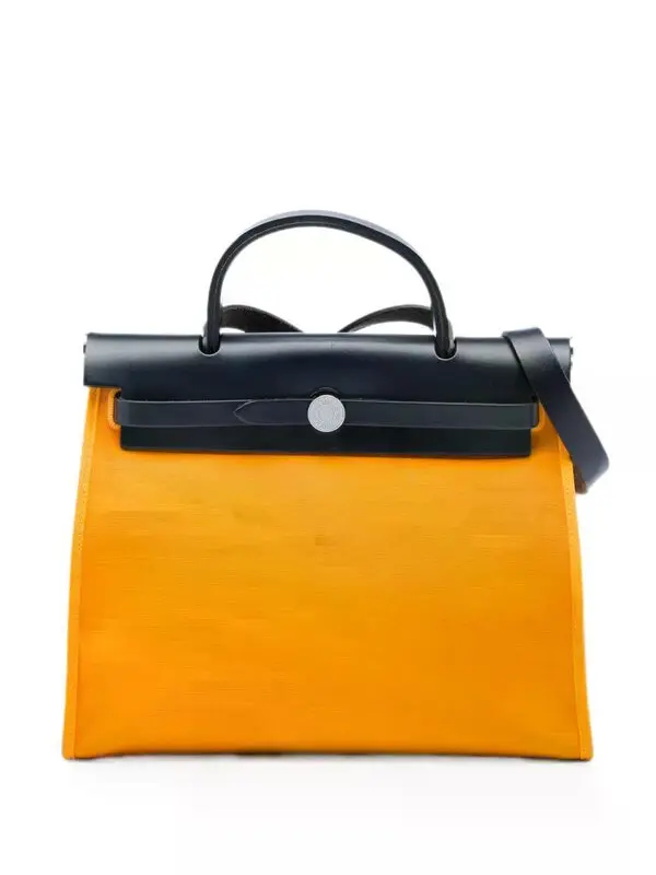 Hermès 2016 Toile Verso Herbag Zip 31 Satchel