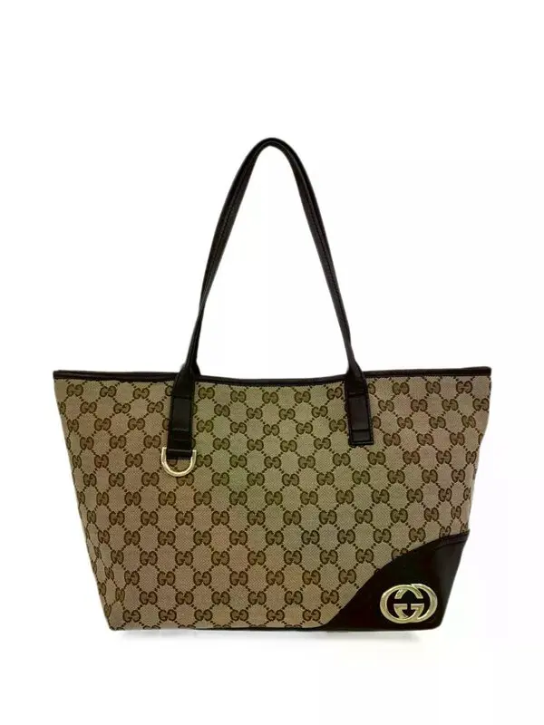 Gucci Gg Canvas New Britt Tote Bag