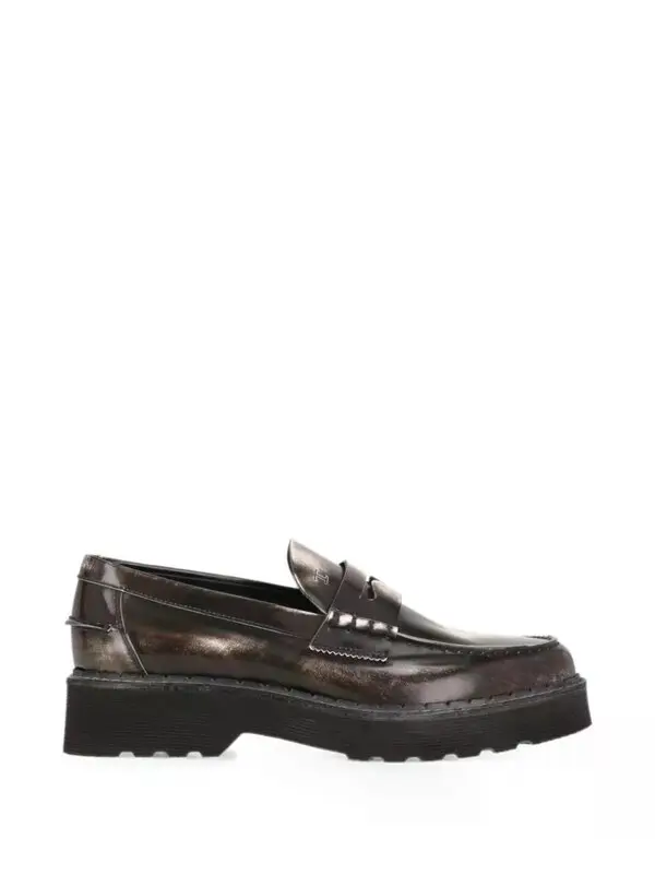 TOD'S Leather Penny Loafers
