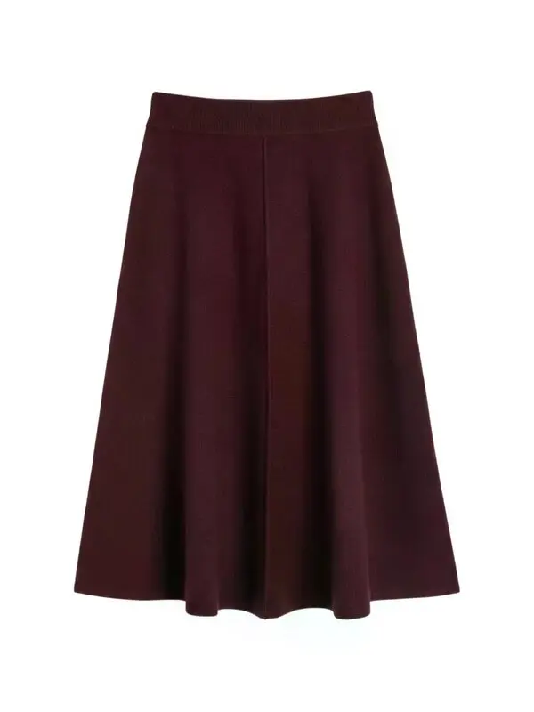 Chinti & Parker A-line Knitted Midi Skirt