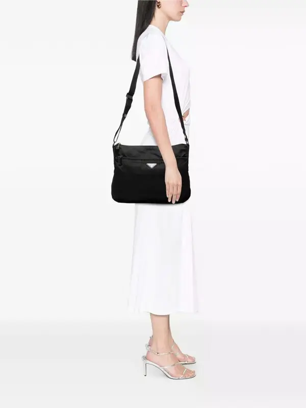 Prada 2013-2026 Tessuto Zip Top Crossbody Bag