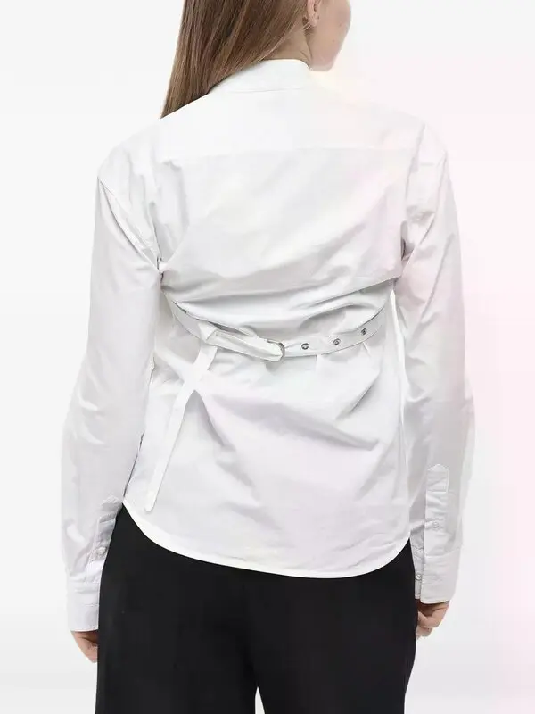 Off-White Crossbelt Poplin Blouse