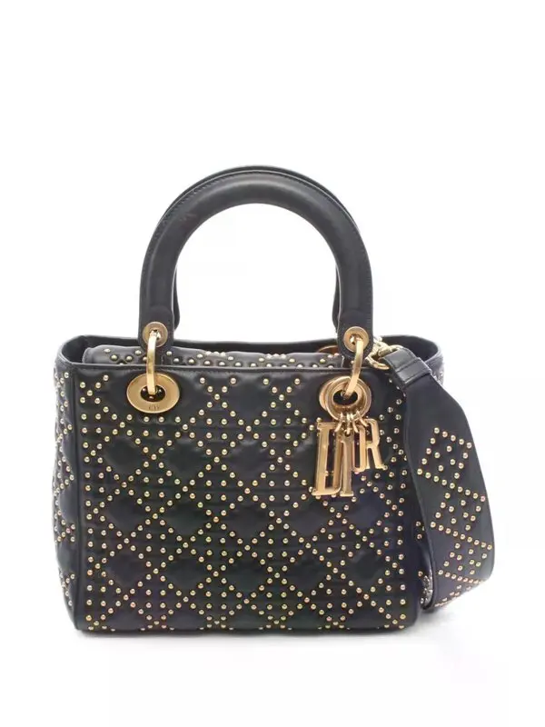 Dior Lady Tote Bag - Black