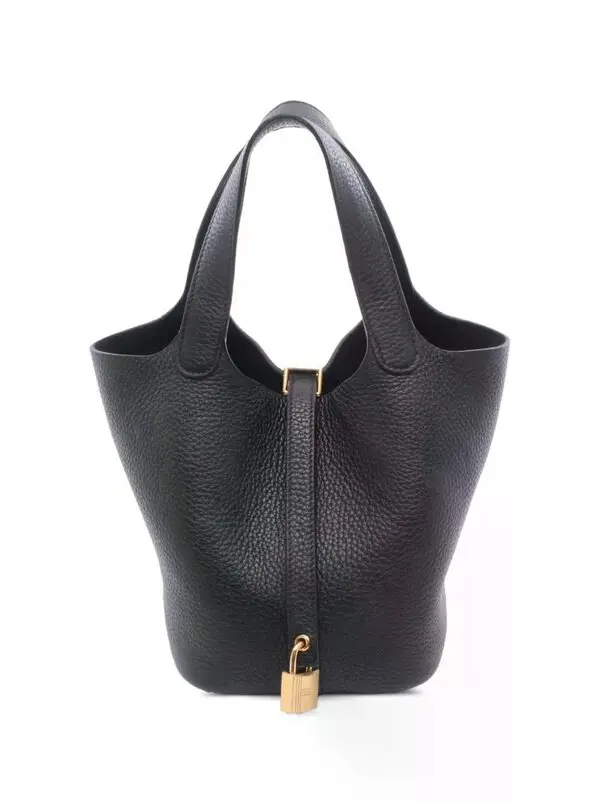 Hermès Picotan Lock Tote Bag - Black