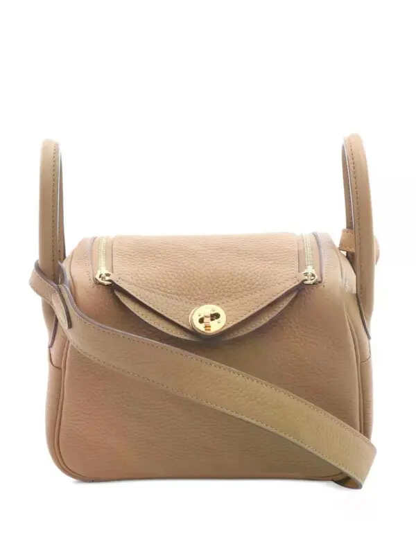 Hermès 2021 Mini Lindy Tote Bag - Brown