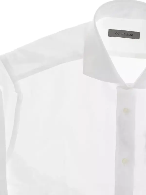 Corneliani French-collar Oxford Shirt - White