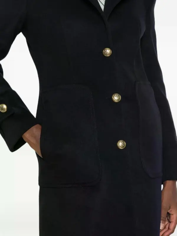 Pinko Button-up Single-breasted Coat