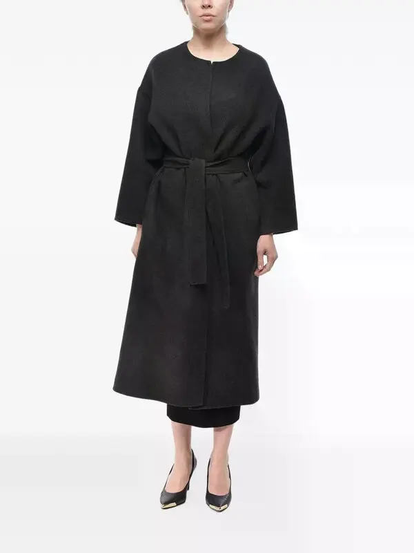 SUPER BLOND Belted Single-breasted Coat