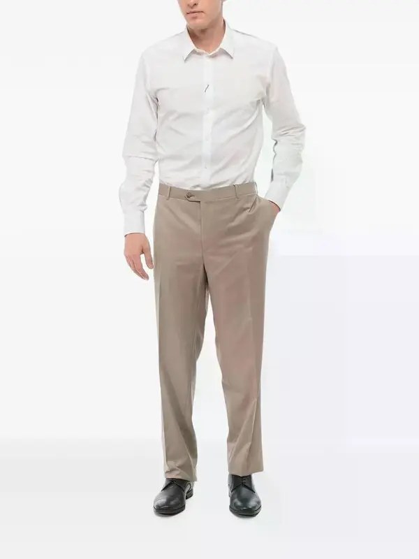Corneliani Virgin-wool Tailored Trousers