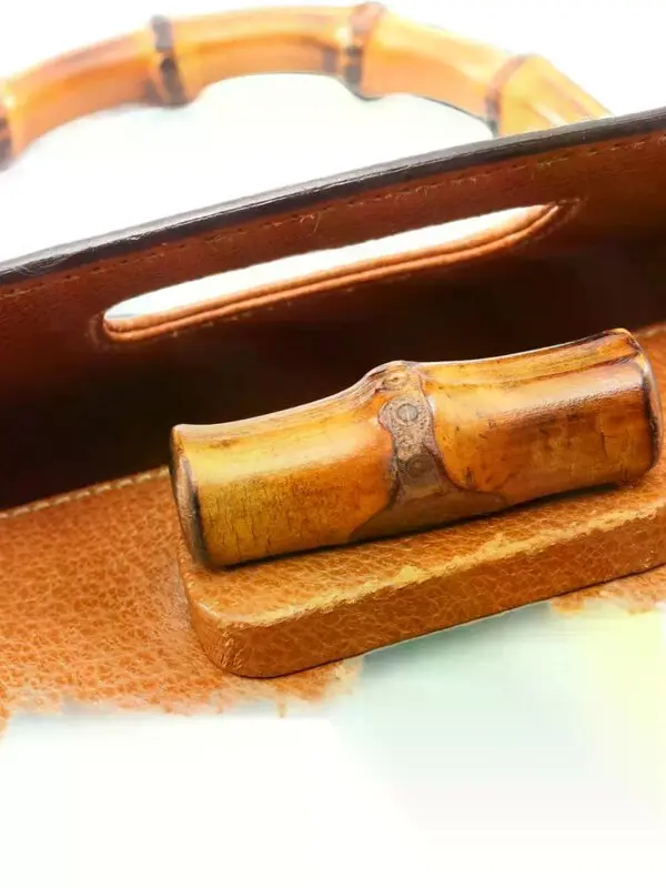 Gucci 2010s Bamboo Leather Tote Bag