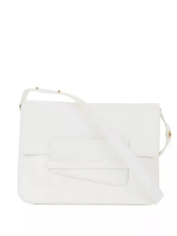 Il Bisonte Hammered Leather Shoulder Bag
