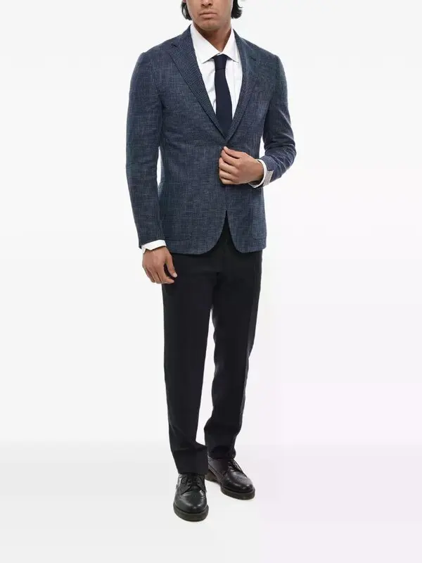 Corneliani Houndstooth Single-breasted Blazer