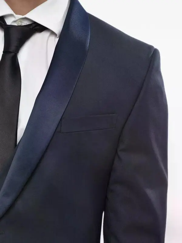 Corneliani Satin-lapel Three-piece Suit