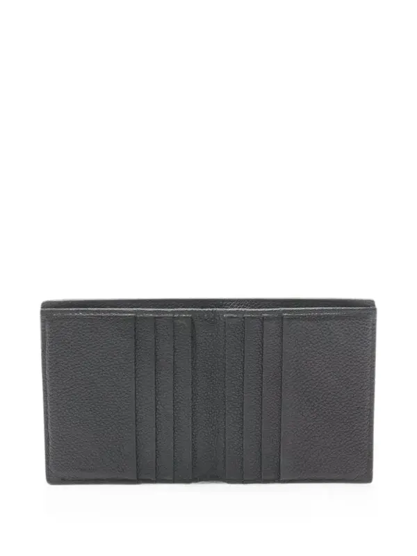 Prada 2010s Triangle Logo Leather Wallet
