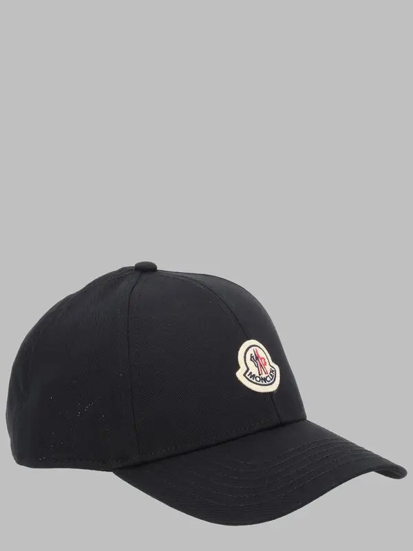 Moncler Baseball Cap With Logo Patch