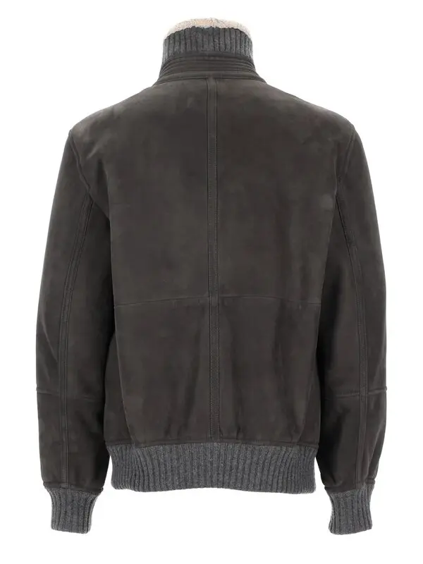 Brunello Cucinelli Giacca Bomber In Pelle