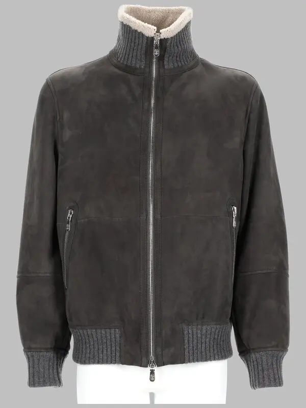 Brunello Cucinelli Giacca Bomber In Pelle