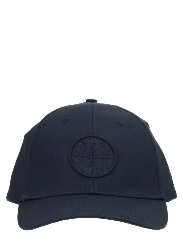 Stone Island Baseball Cap With Embossed Logo