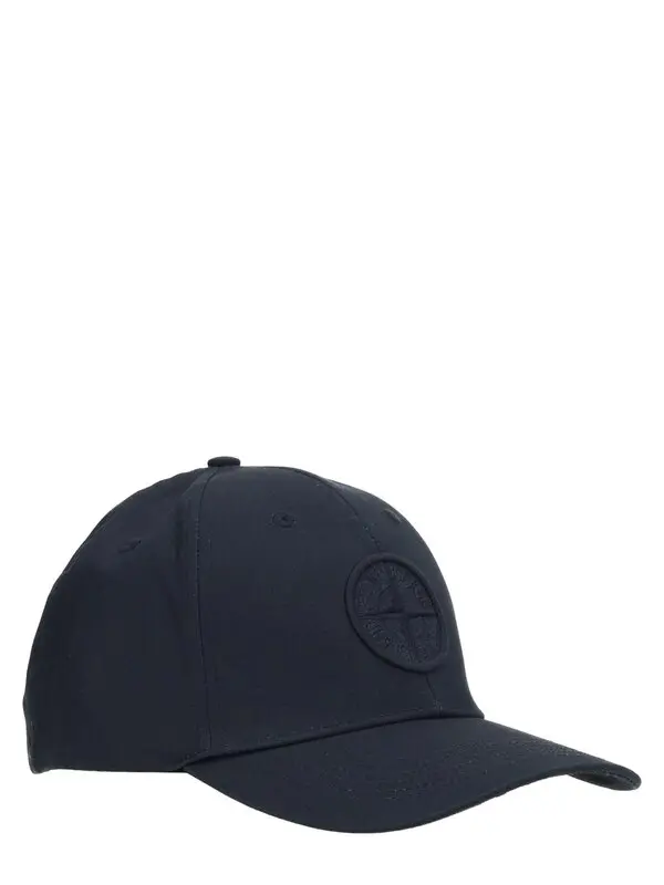 Stone Island Baseball Cap With Embossed Logo