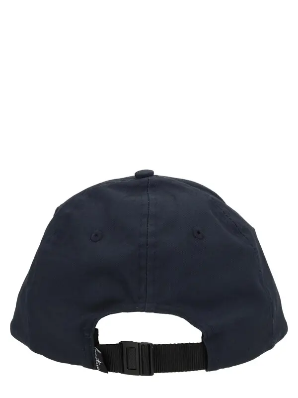 Stone Island Baseball Cap With Embossed Logo