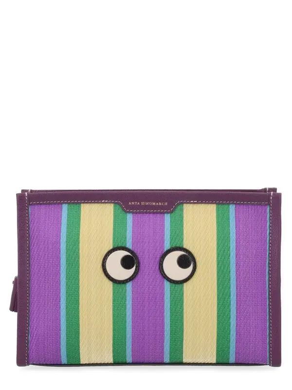 ANYA HINDMARCH Pouch In Mesh A Righe