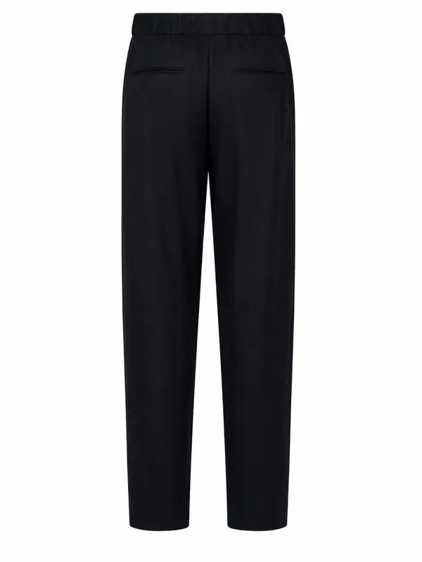 Giorgio Armani Draped Cashmere Stretch Trousers - Blue
