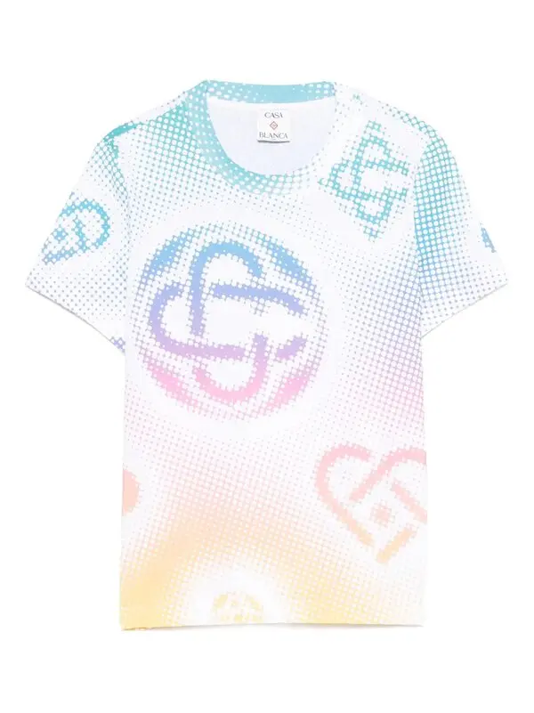 Casablanca Fitted T-shirt With Graphic Print