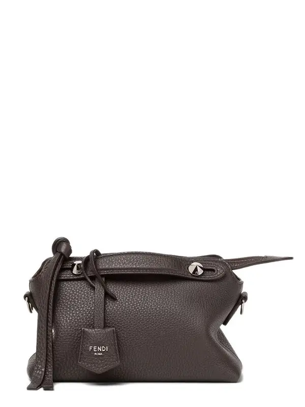 Fendi Mini Leather Shoulder Bag - Marrone