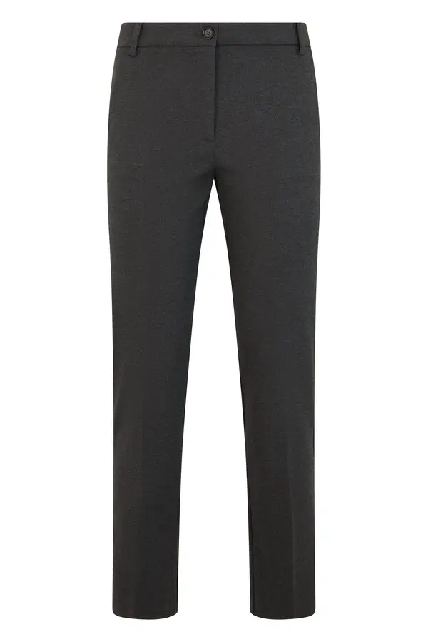 Pinko Slim Fit Trousers With Elastic Waist And Slight Flare