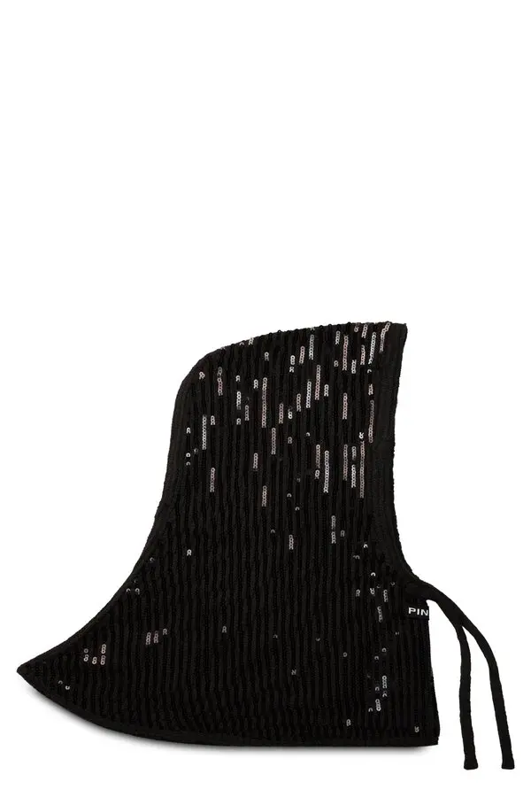 Pinko Hooded Headpiece With Adjustable Straps