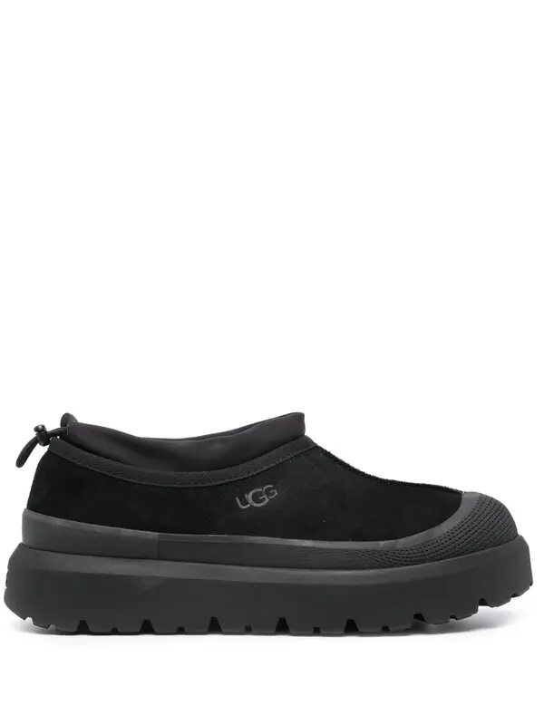 UGG Waterproof Suede Lace-up Boots With Sealed Seams And Plush Lining