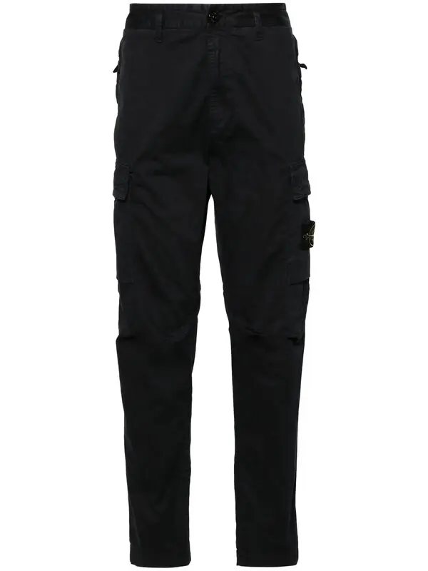 Stone Island Regular Fit Cotton Elastane Cargo Pants