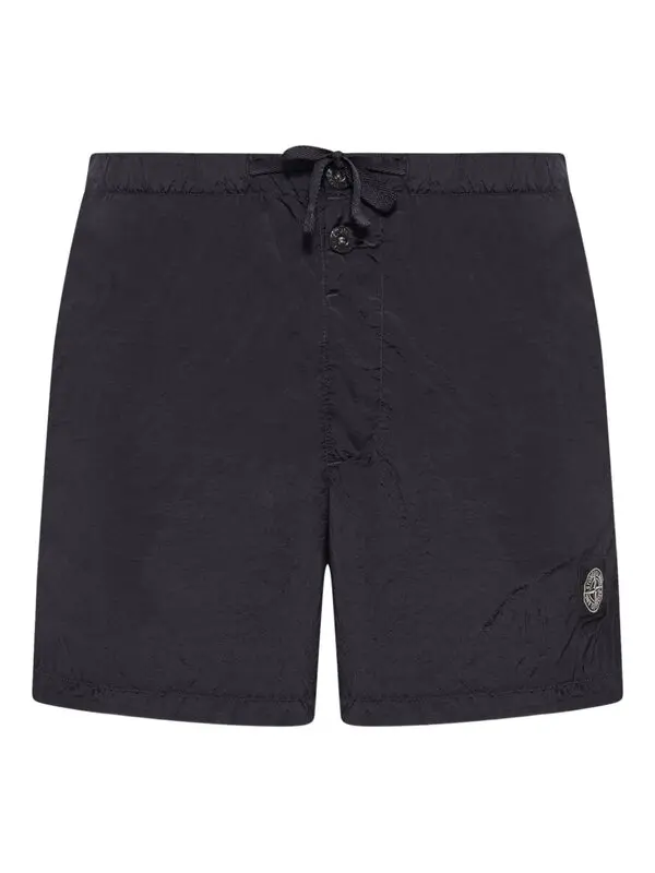 Stone Island Contrast Stitch Drawstring Track Pants