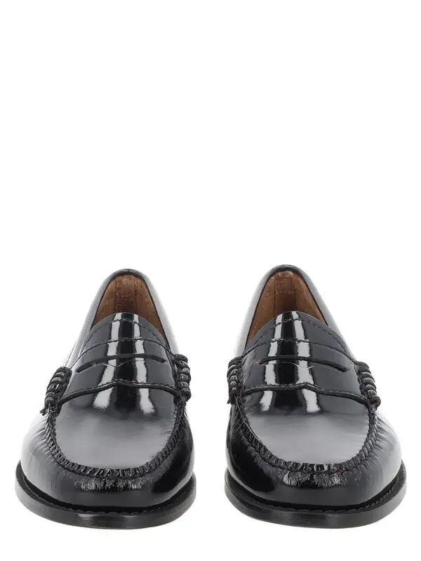 G.H. BASS & CO. Patent Leather Penny Loafers - Black