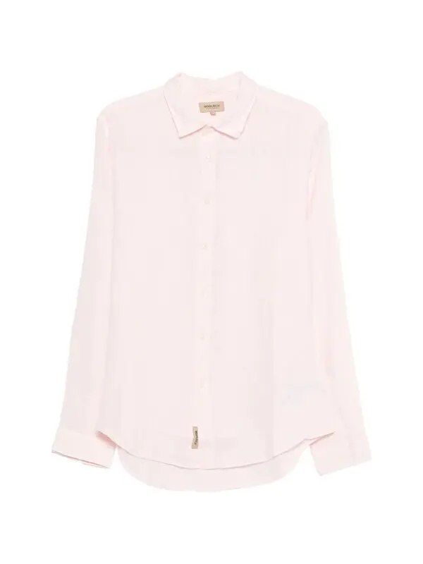 Woolrich Linen Long-sleeve Button-front Shirt