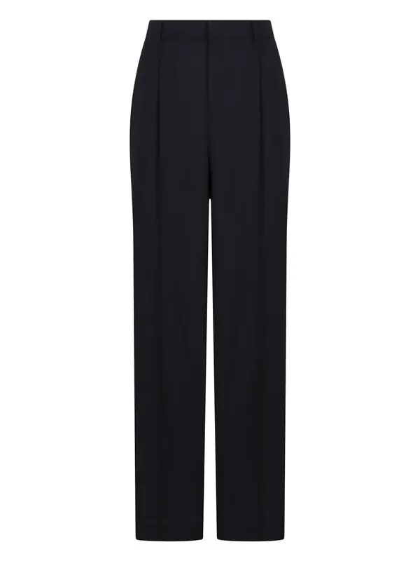 PT TORINO Soft Virgin Wool Tailored Pants - Blu