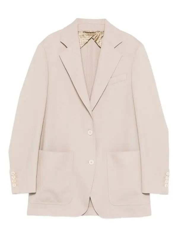 Max Mara Wool-mohair Silk Jacket - Grigio