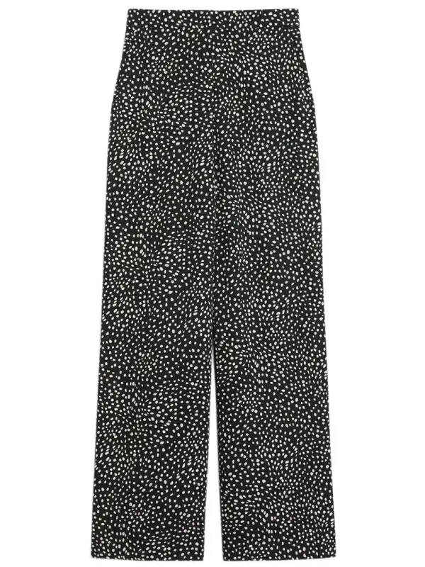 Max Mara Wide-leg Trousers - Nero