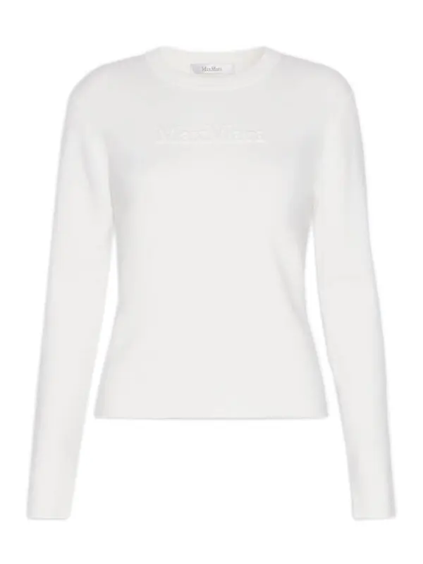 Max Mara Wool Interlock Crewneck Sweater