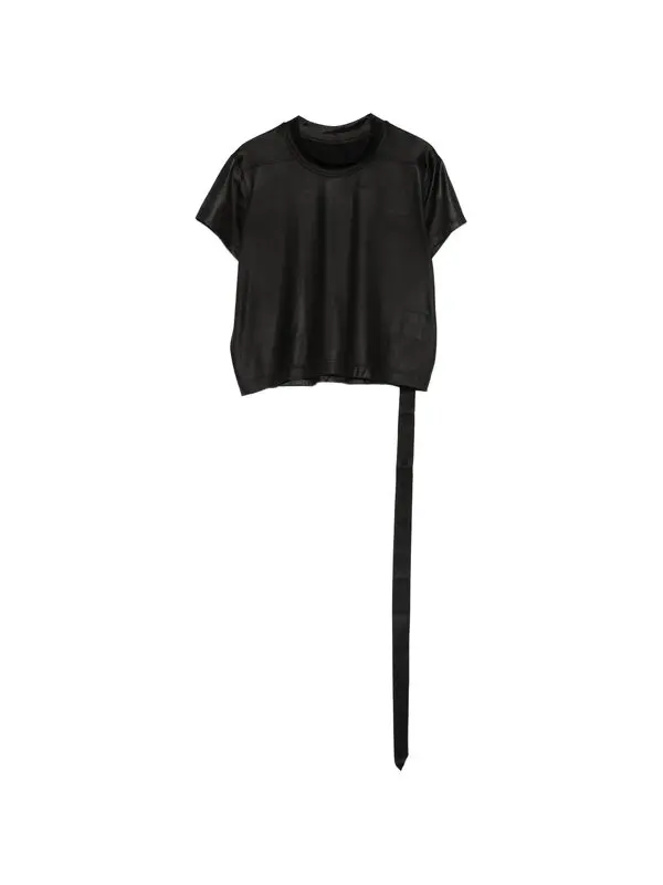 Rick Owens Cropped Ribbed Neck T-shirt