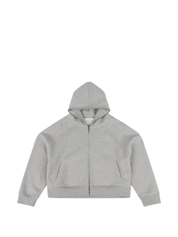 ENTIRE STUDIOS Zip-up Hooded Sweatshirt With Front Pockets - Grigio