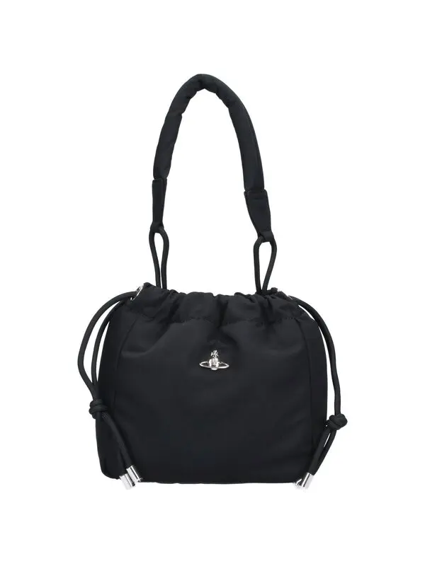 VIVIENNE WESTWOOD Two-tone Polyester Shoulder Bag